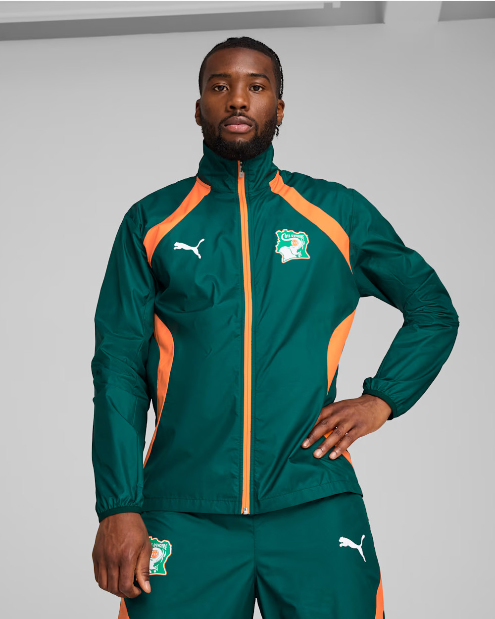 Latest Addition: FIF IVORY COAST Men's Stadium Pre Match Woven ...